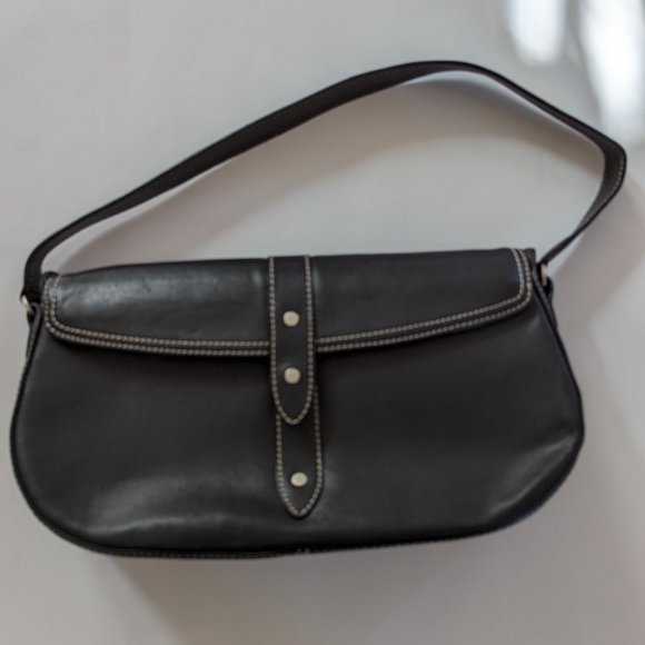 Kenneth Cole New York | Bags | Kenneth Core New York Black Leather ...